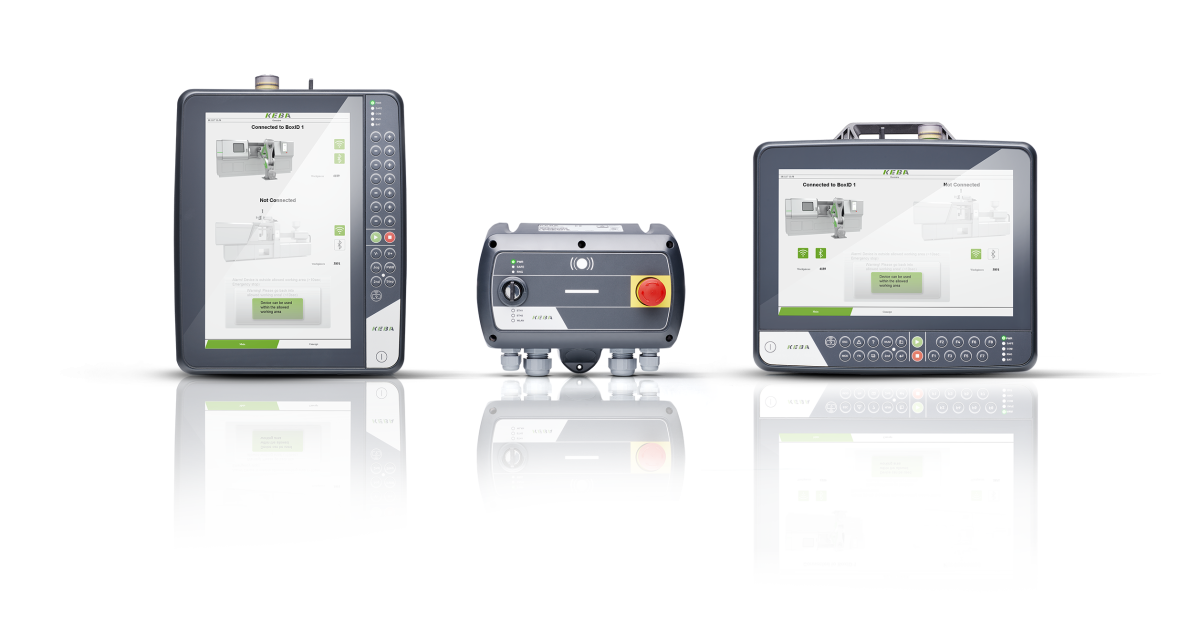 Keba: KeTop Safe Wireless handheld control unit with operation area monitoring – GSA25 Finalist ...