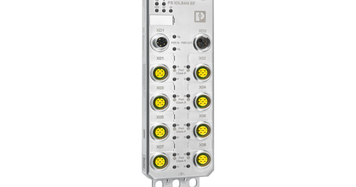 Phoenix Contact: AXL E PS IOLS4/4 IO-Link Safety Master – GSA25 ...
