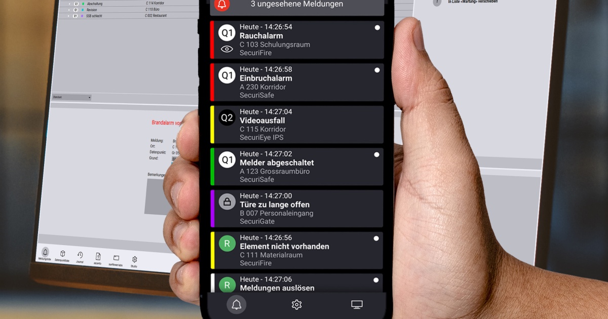Securiton: SecuriLink MobileControl for Mobile Operation of Security Management Systems – GSA25 ...