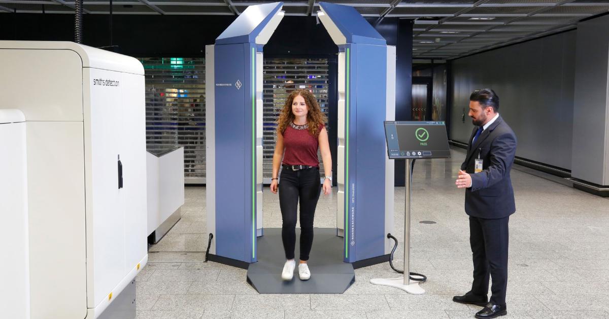 Fraport setzt Walk-Through-Scanner von Rohde & Schwarz ein • GIT ...
