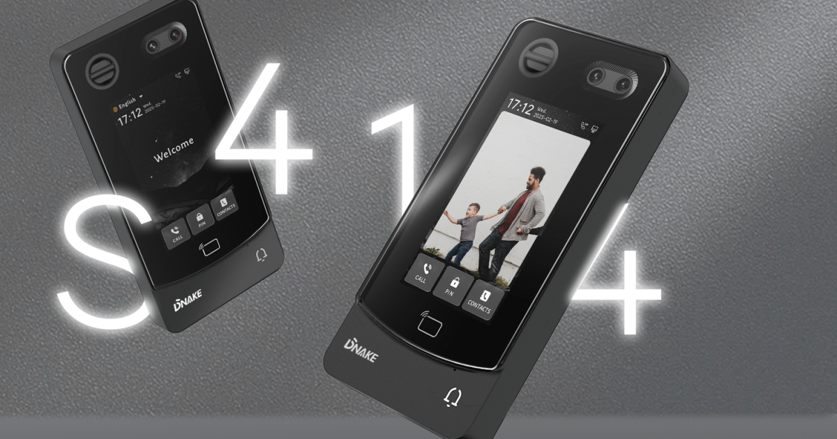 Dnake Unveils S414: Advanced Facial Recognition Door Station with ...