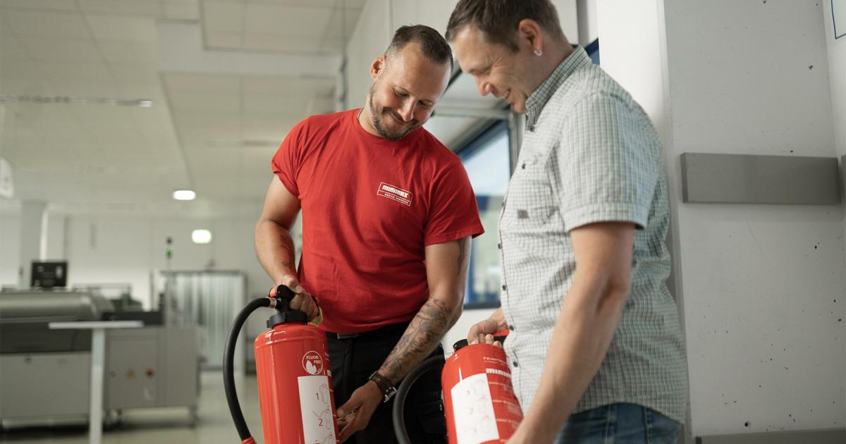 Minimax präsentiert neue Wartungspakete für Feuerlöscher: Mehr ...
