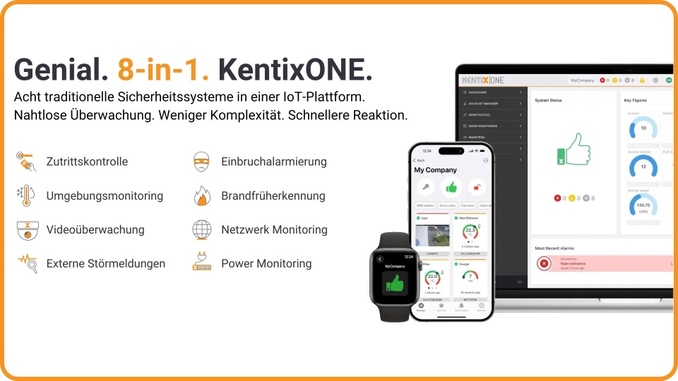 Kentix: Kentixone, the physical security operating system • GIT-SECURITY.com is the target group ...