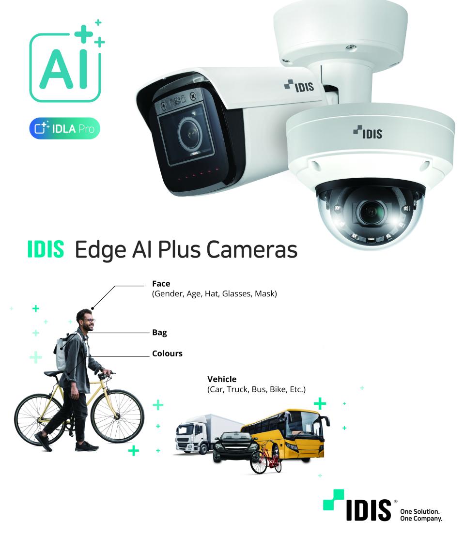 Idis’s New Edge AI Plus Camera • GIT-SECURITY.com is the target group ...